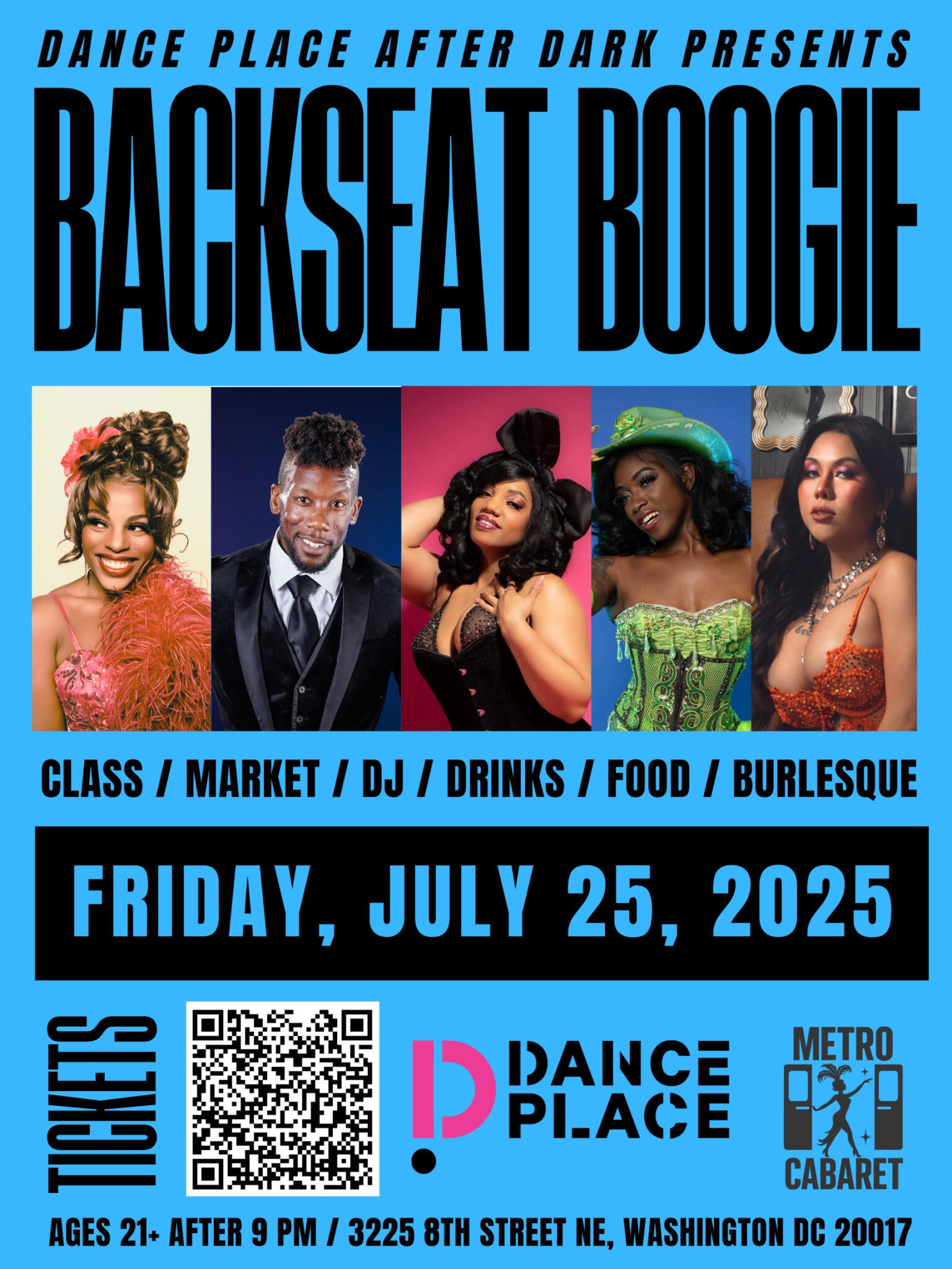 Backseat Boogie – A 90s Burlesque Cabaret Show | Dance Place